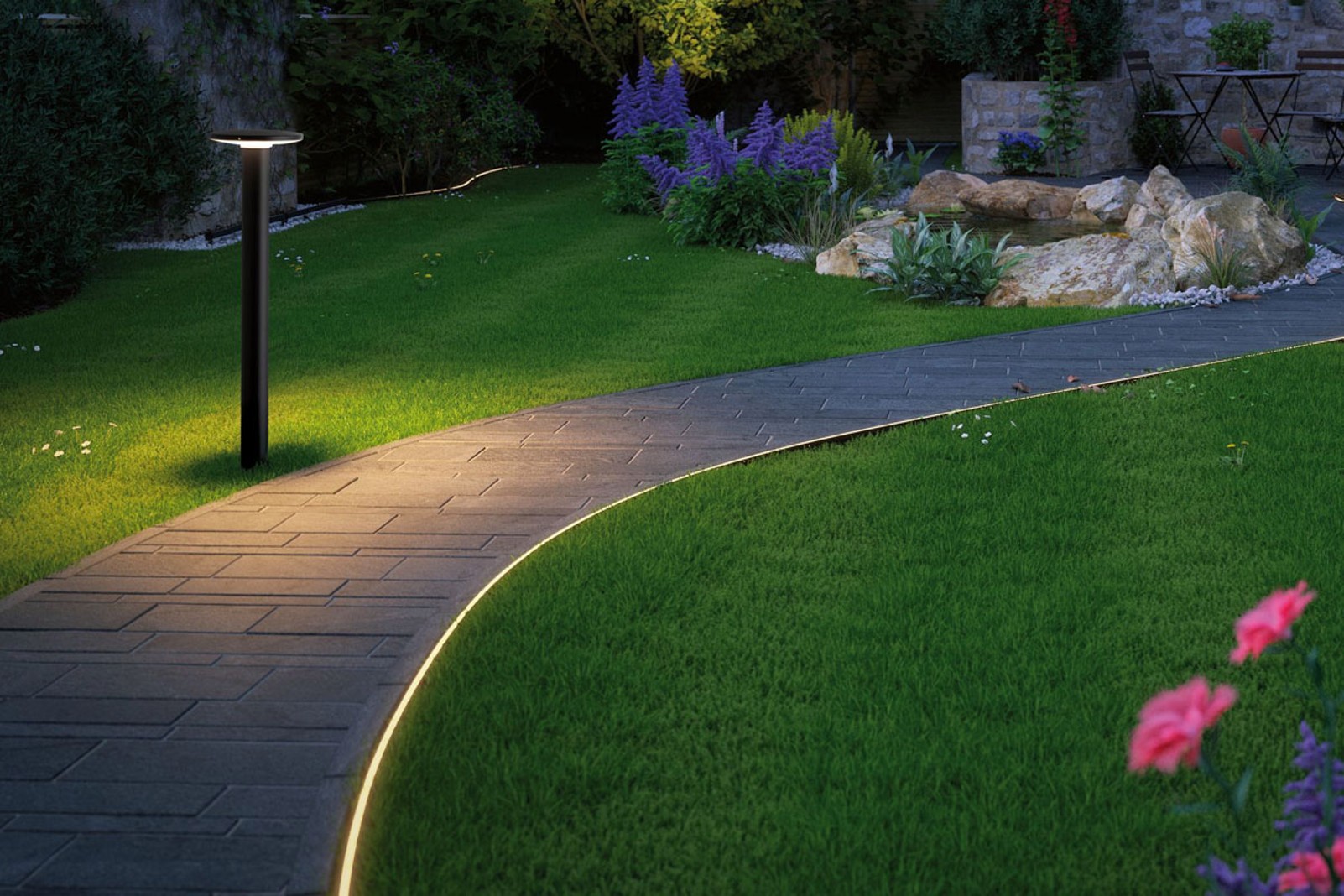 Trädgårdsbelysning & utebelysning – Inspiration | HORNBACH